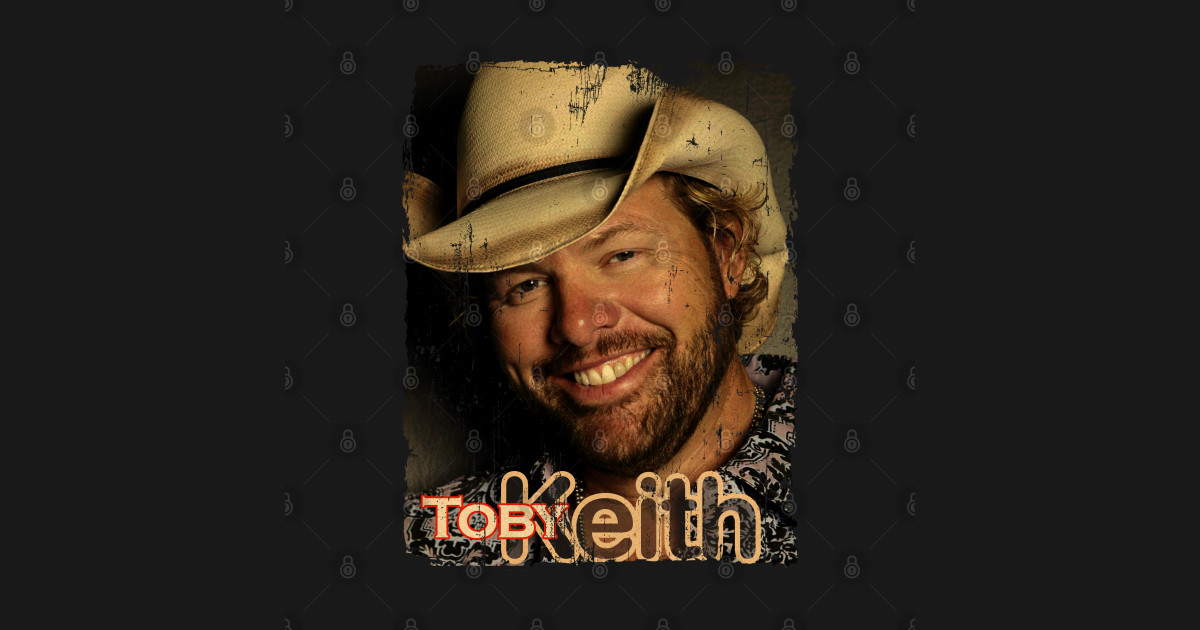 Toby Keith 2 - Artdrawing - Toby Keith Vintage - T-Shirt | TeePublic