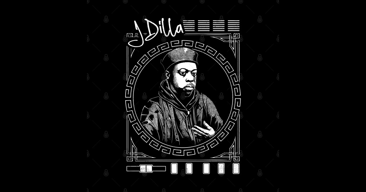 J Dilla / 90s Hip Hop Design - J Dilla - Sticker | TeePublic