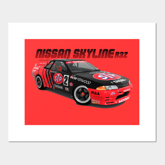 Nissan Skyline GT-R R32 - Skyline - Posters and Art Prints | TeePublic