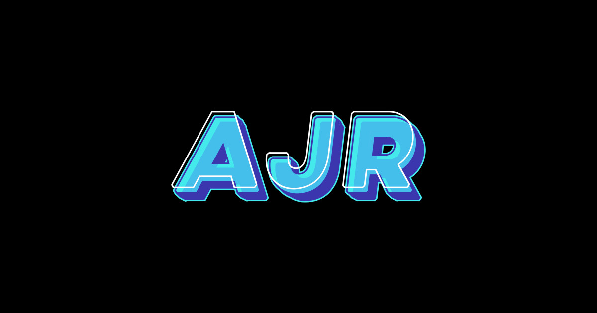 AJR Typo Font - Ajr - Posters and Art Prints | TeePublic