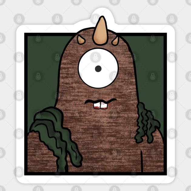 Swamp Cyclops - Cyclops - Sticker | TeePublic