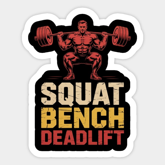 Squat Bench Deadlift Powerlifting Strength Training - Deadlift ...