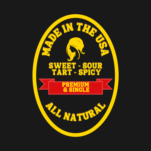 Made In the USA - Premium Single - All Natural - Woman Single - T-Shirt ...
