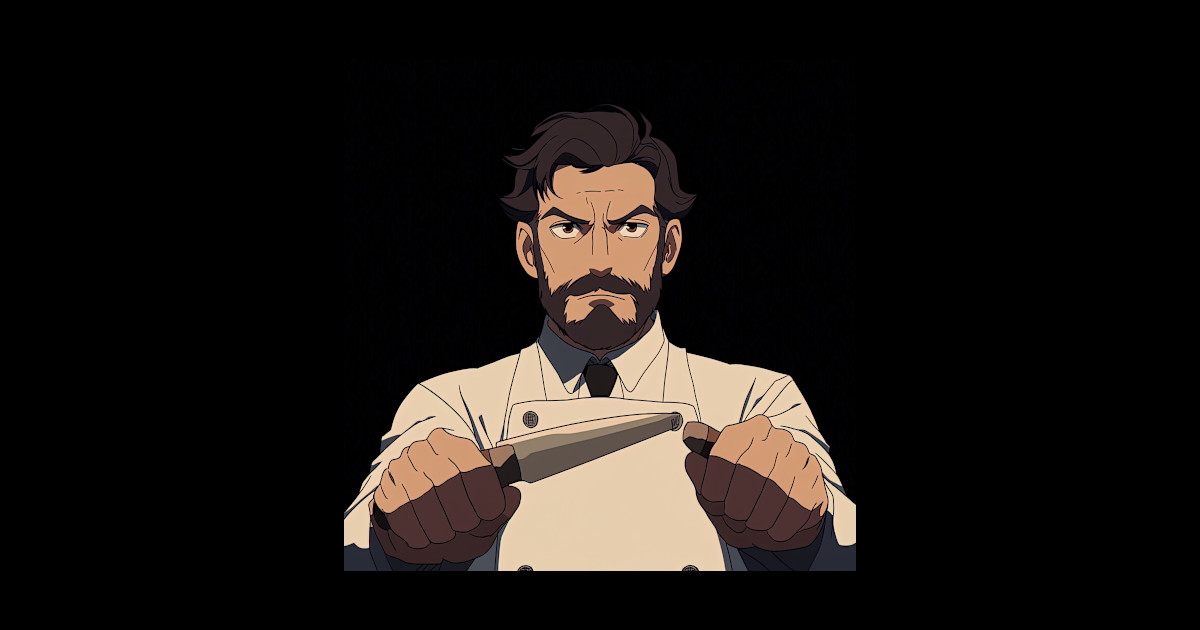 Butcher | Anime style - Butcher - Sticker | TeePublic