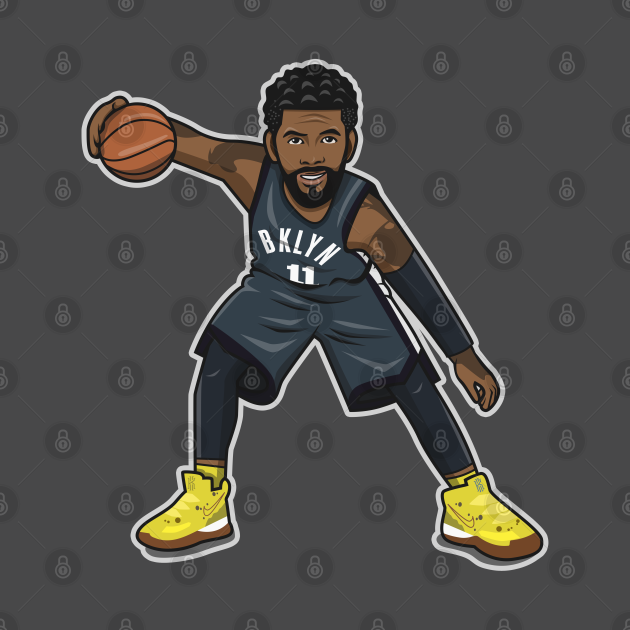 Kyrie Irving Cartoon Style BKLN - Kyrie Irving Cartoon Style - Pin ...
