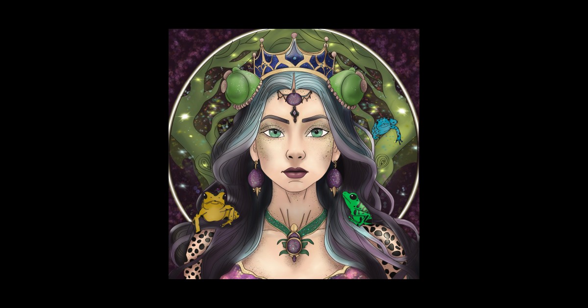 Frog Queen - Frogs - Sticker | TeePublic