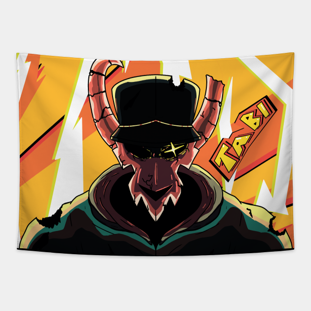 FnF Tabi full art - Fnf Tabi - Tapestry | TeePublic