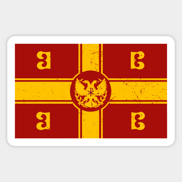 Byzantine Empire Flag - Byzantine Empire - Sticker | TeePublic