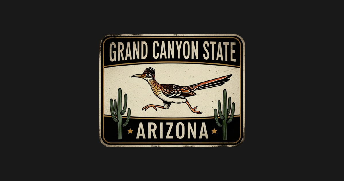 Grand Canyon State Roadrunner Souvenir - Grand Canyon State Roadrunner ...