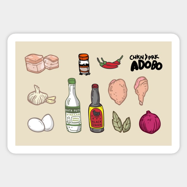 Adobo - Food - Sticker | TeePublic