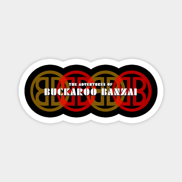 Buckaroo Banzai - Interlocking Logos - Buckaroo Banzai - Magnet | TeePublic