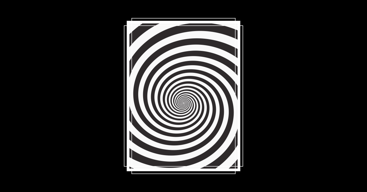 Hypno Spiral Psychodelic - Hypnosis Spiral - Sticker | TeePublic