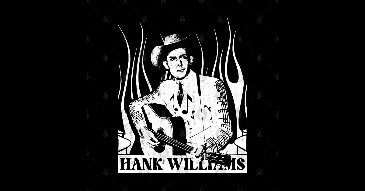 The Original Hank Merchant - Hank Williams - Sticker | TeePublic