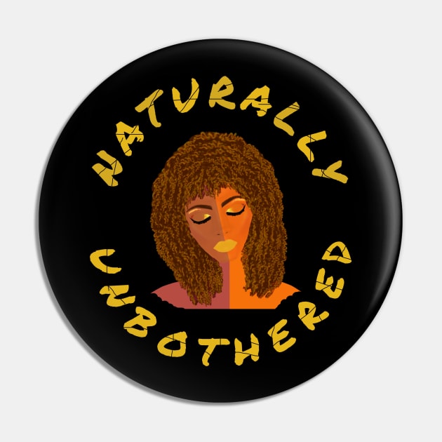 Naturally Unbothered Woman with Curly Natural Hair (Black Background ...