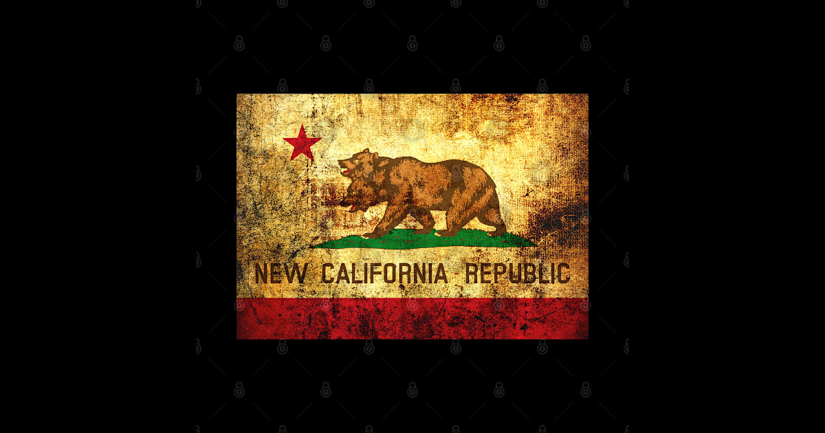 New California Republic Flag - New California Republic - Sticker ...