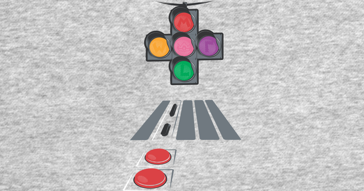 N. Street Traffic Light - Super Mario - T-Shirt | TeePublic