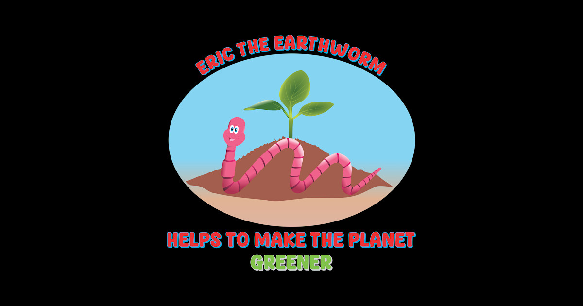 Green Planet Earthworm - Conservation Awareness - Sticker | TeePublic