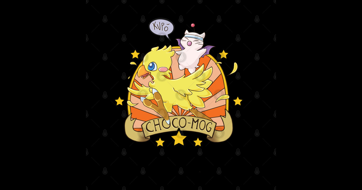 Choco Mog - Chocobo Moguri - Sticker | TeePublic