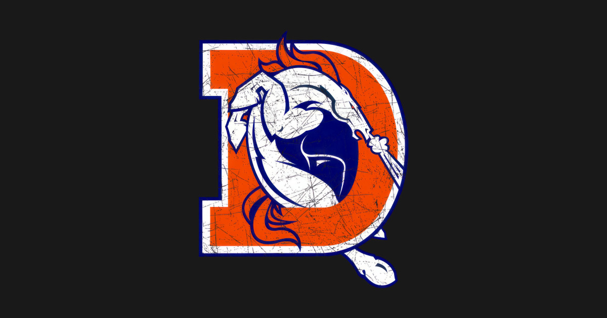 Denver Broncos Alternate Logo Left Chest - Denver Broncos - T-Shirt ...