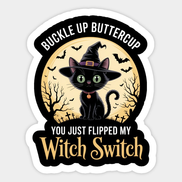 Creepy Spooky Halloween Witch Funny Cat - Creepy Spooky Halloween ...