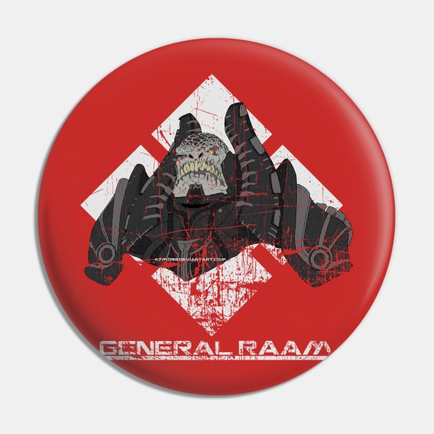 GENERAL RAAM gears of war - General Raam - Pin | TeePublic
