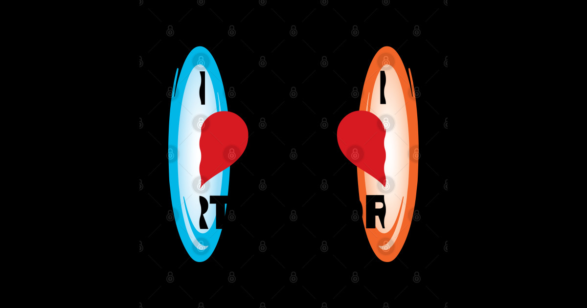 I love Portal! - Portal - Sticker | TeePublic