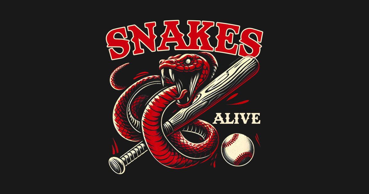 Arizona Baseball - Snakes Alive - Snakes Alive - T-Shirt | TeePublic