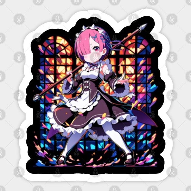 ram - re zero - Re Zero - Sticker | TeePublic