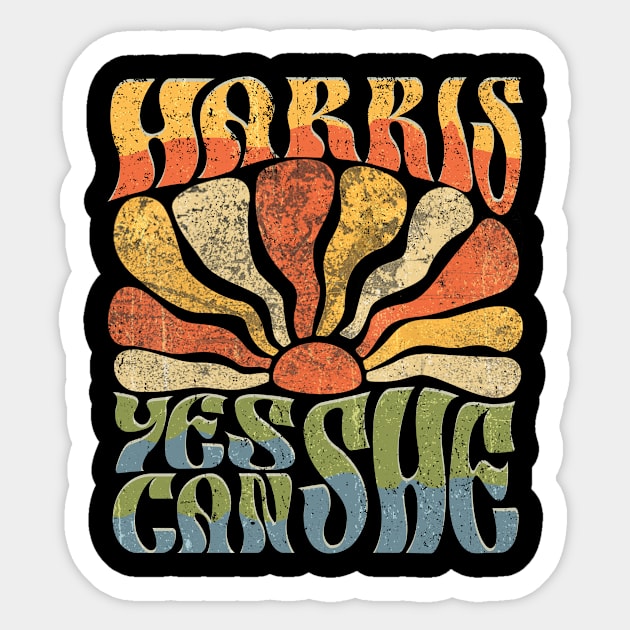 Harris Yes She Can - Yes She Can - Sticker | TeePublic