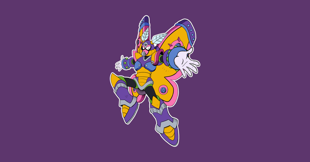 MORPH MOTH - Mega Man - T-Shirt | TeePublic