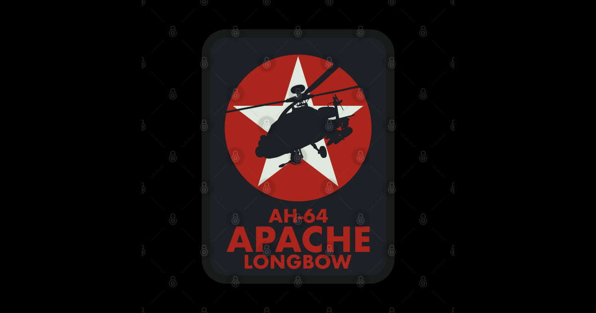 AH-64 Apache Longbow - British Army Apache Helicopter - Sticker | TeePublic