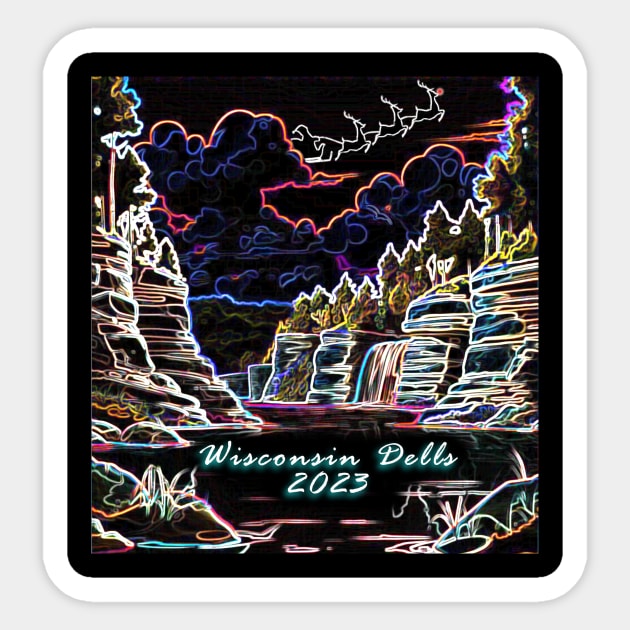 Wisconsin Dells 2023 - Wisconsin - Sticker | TeePublic