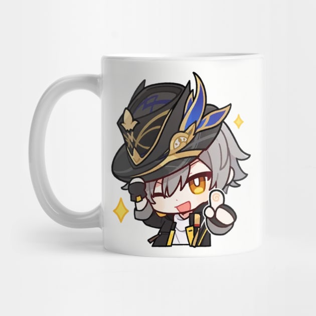 Honkai Star Rail Chibi Caelus- Harmony - Honkai Star Rail - Mug | TeePublic