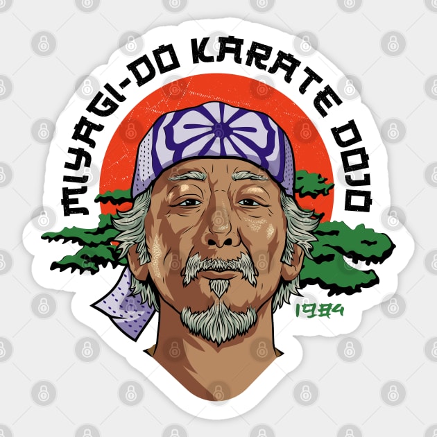 miyagi do dojo - Mr Miyagi - Sticker | TeePublic