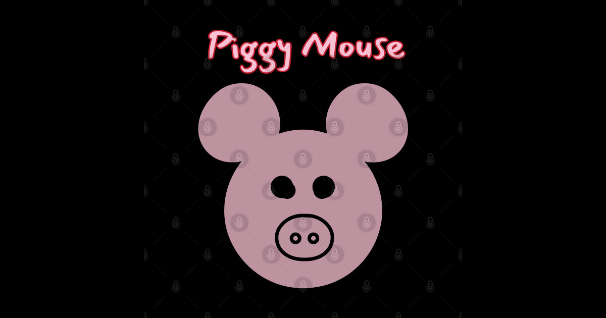 Piggy Mouse - Funny Piggy - Sticker | TeePublic