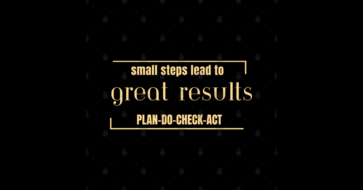 Great Results with PDCA - Pdca - Sticker | TeePublic