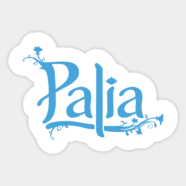 Palia Logo - Palia - Sticker | TeePublic