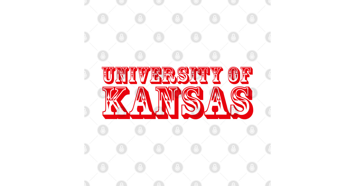 University Of Kansas (Red) - Kansas - T-Shirt | TeePublic