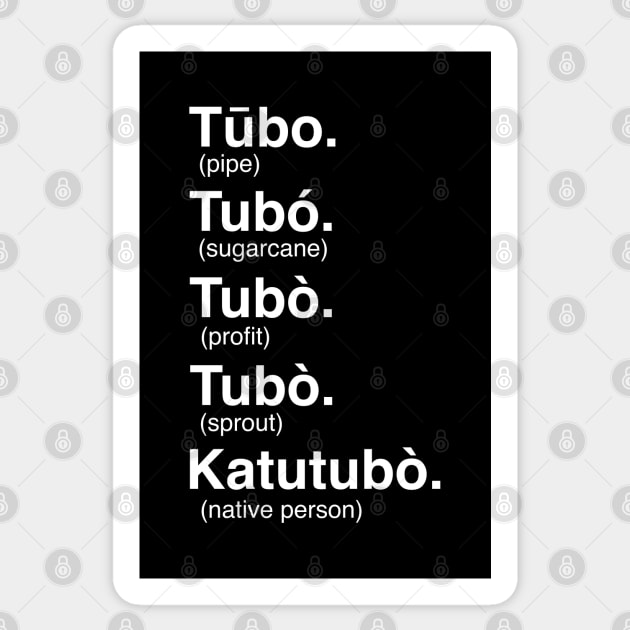 FUNNY FILIPINO PINOY WORDS SLANG TUBO - Filipina Wife - Sticker | TeePublic