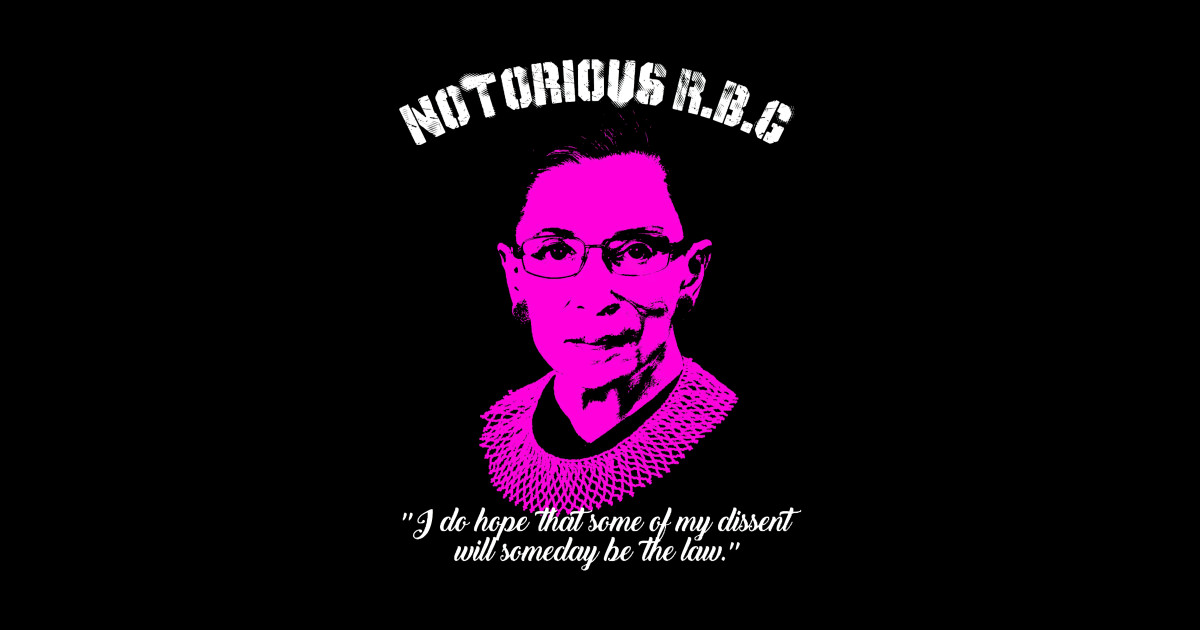 Notorious RBG - Ruth Bader Ginsburg - Sticker | TeePublic