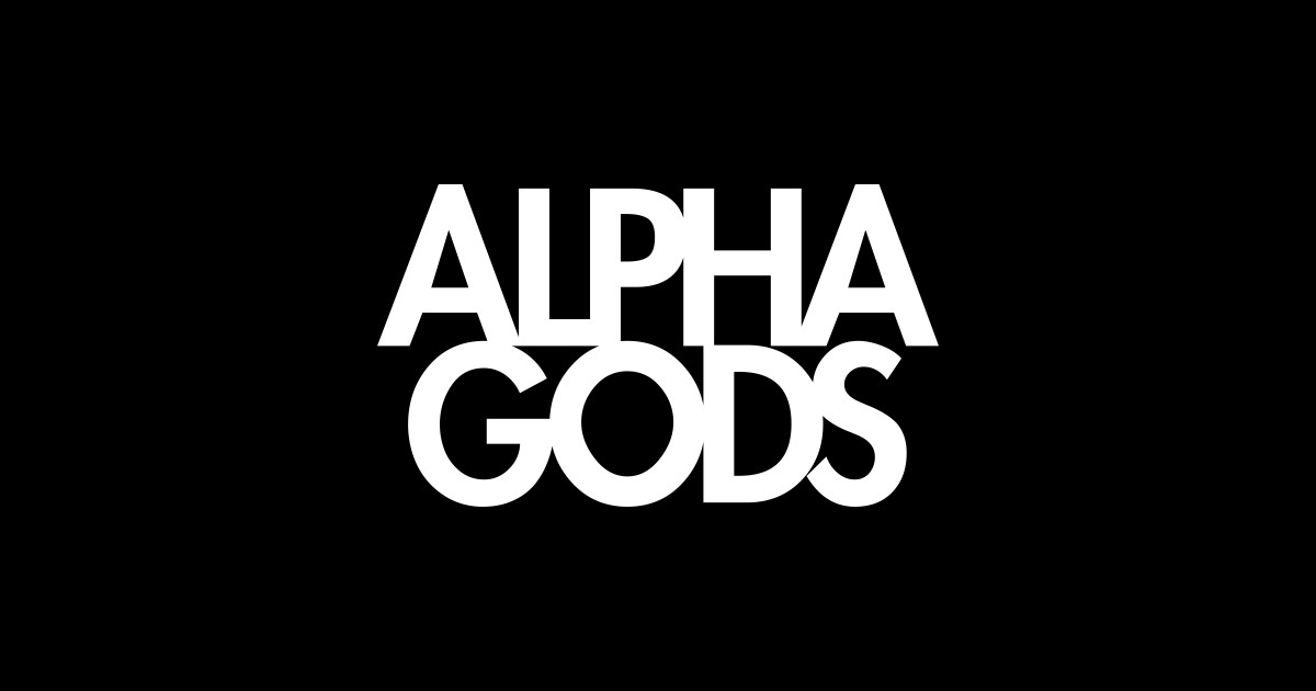 Alpha Gods Logo - Superhero - Sticker | TeePublic