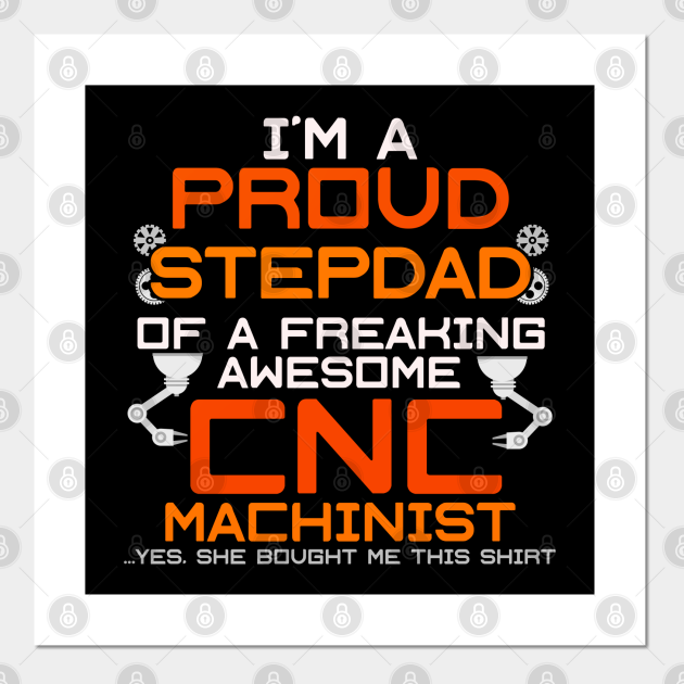 CNC Machinist Funny T-Shirt Hard Work Machine Operator - Cnc Machinist ...