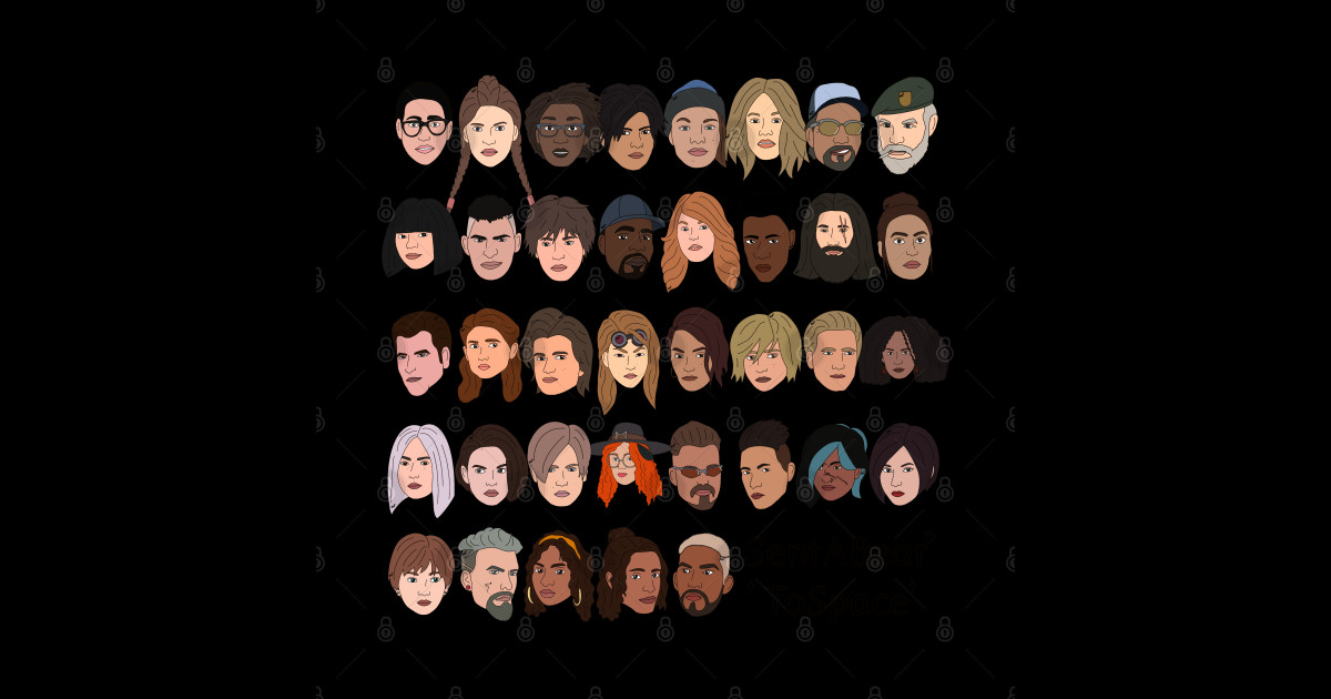 DBD Portrait Faces Collection - Dead By Daylight - Sticker | TeePublic