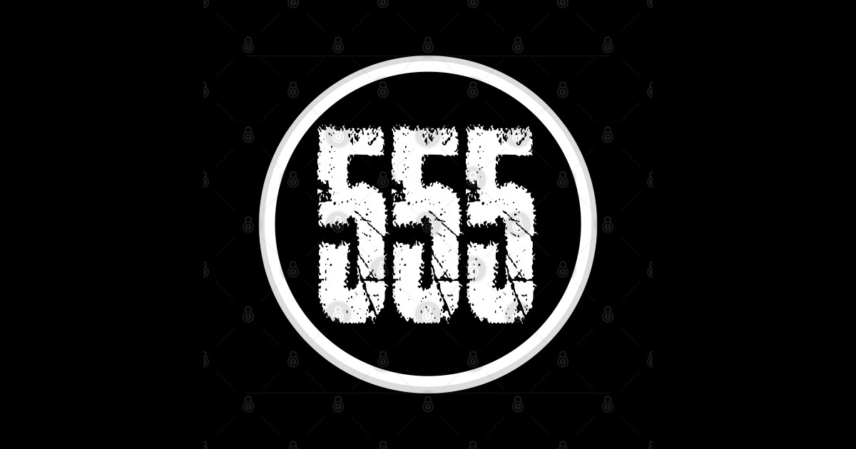555 Angel Numbers - Spiritual Angel Number 555 - Sticker | TeePublic