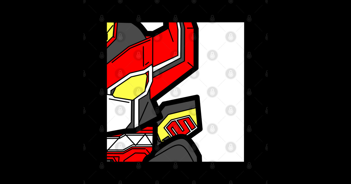 Power Rangers - Megazord - Power Rangers Megazord - Sticker | TeePublic