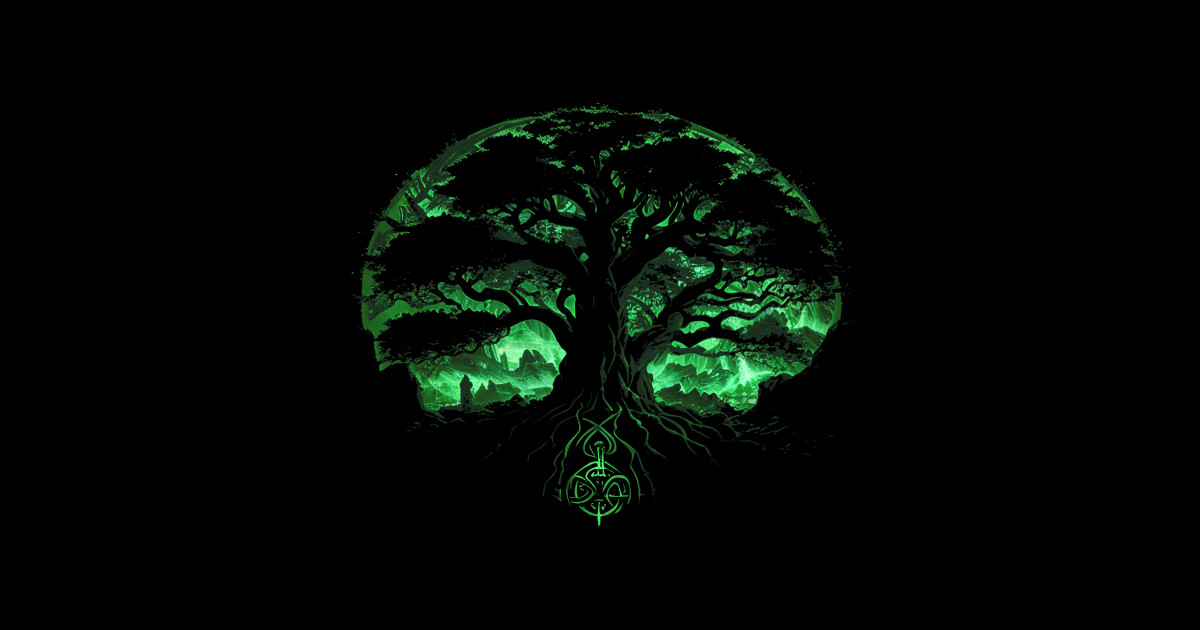 Yggdrasil, The World Tree - Tree - Posters and Art Prints | TeePublic