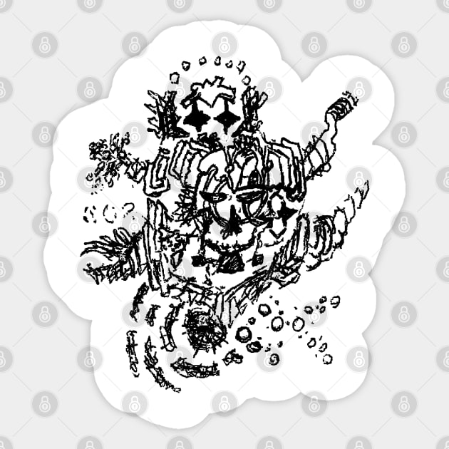 n23: ride the dreaded ride - Surreal Art - Sticker | TeePublic