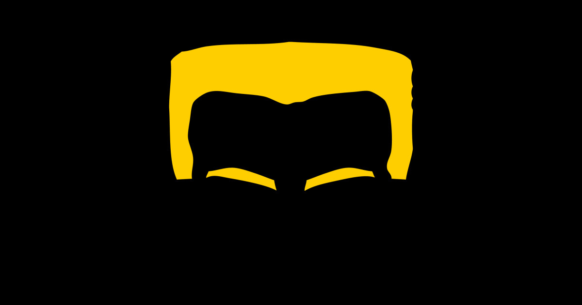 Duke Nukem Blonde Hair Glasses Face Silhouette - Duke Nukem - Sticker ...