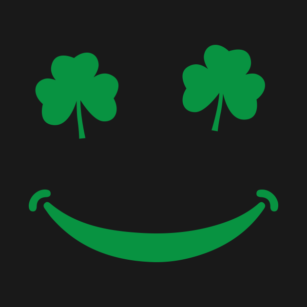 Shamrock Smile - St Patricks Day - T-Shirt | TeePublic