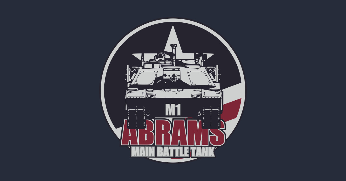 M1 Abrams (front & back logo) - Us Army M1 Abrams Patch - T-Shirt ...